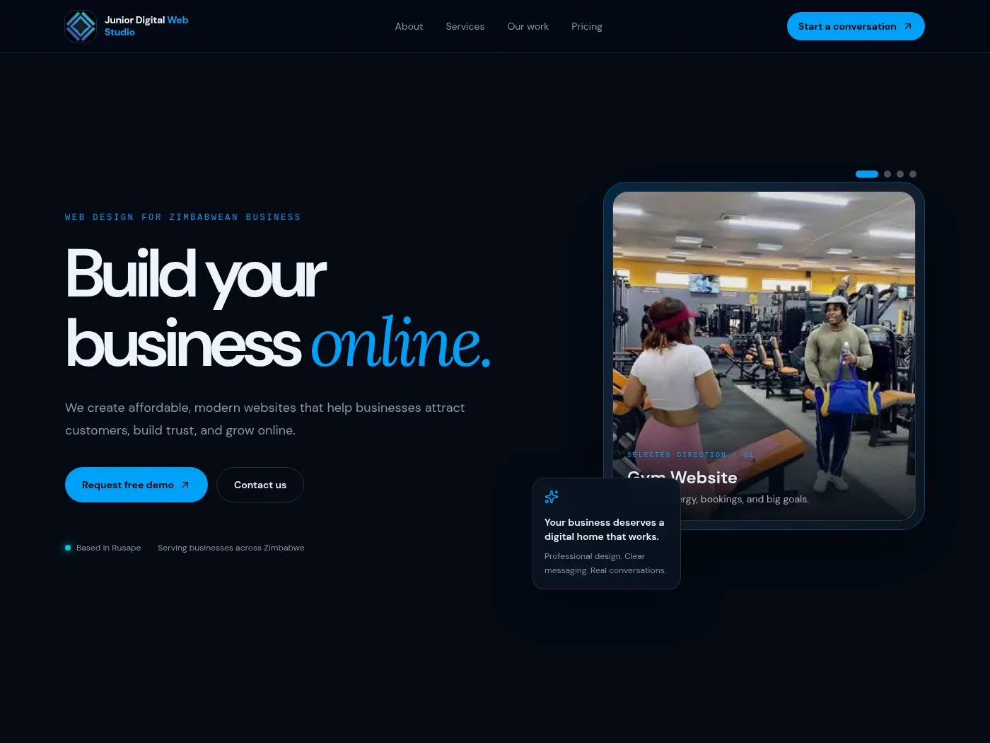 Junior Digital Web Studio Site