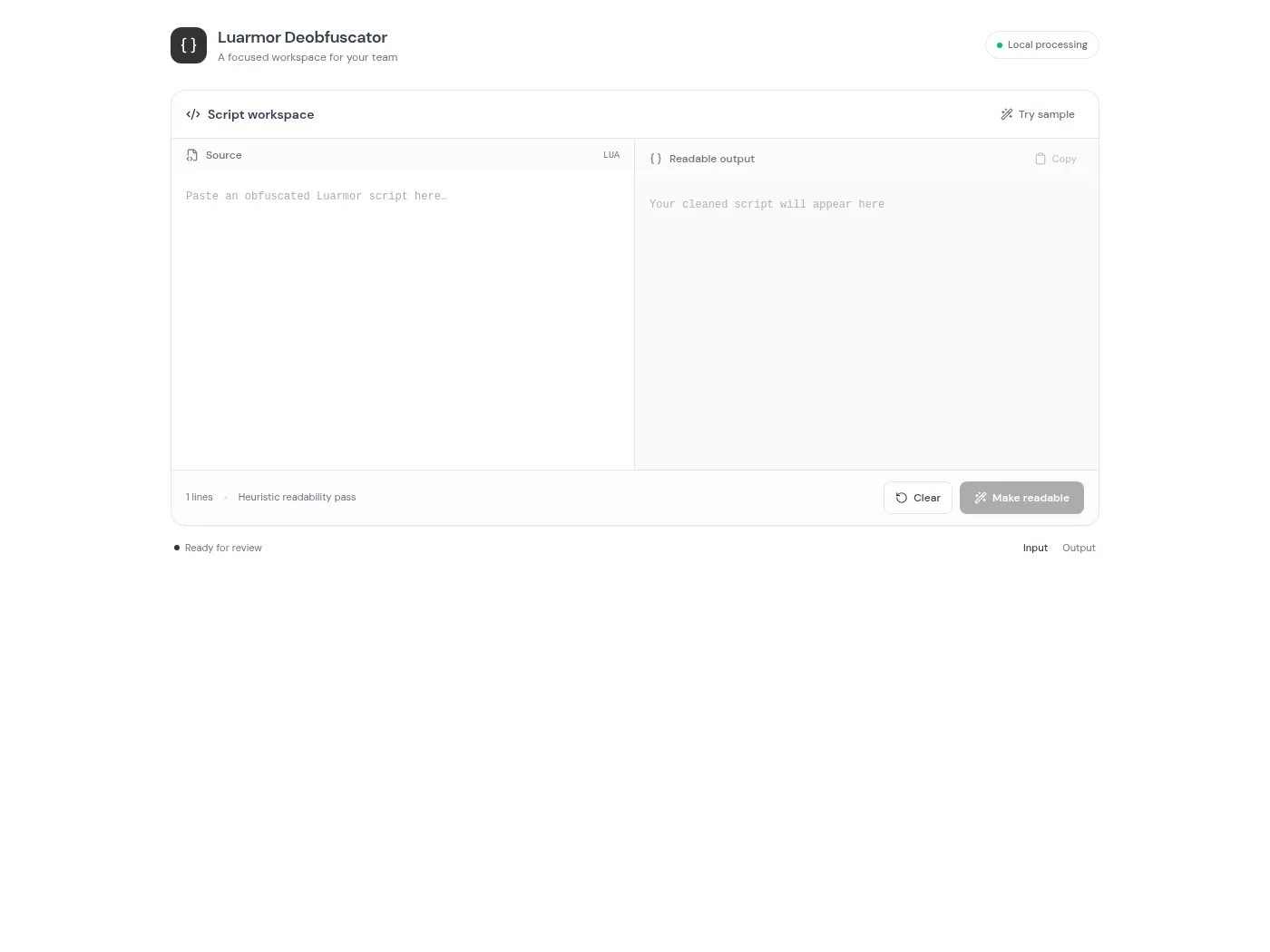 Luarmor Script Deobfuscator