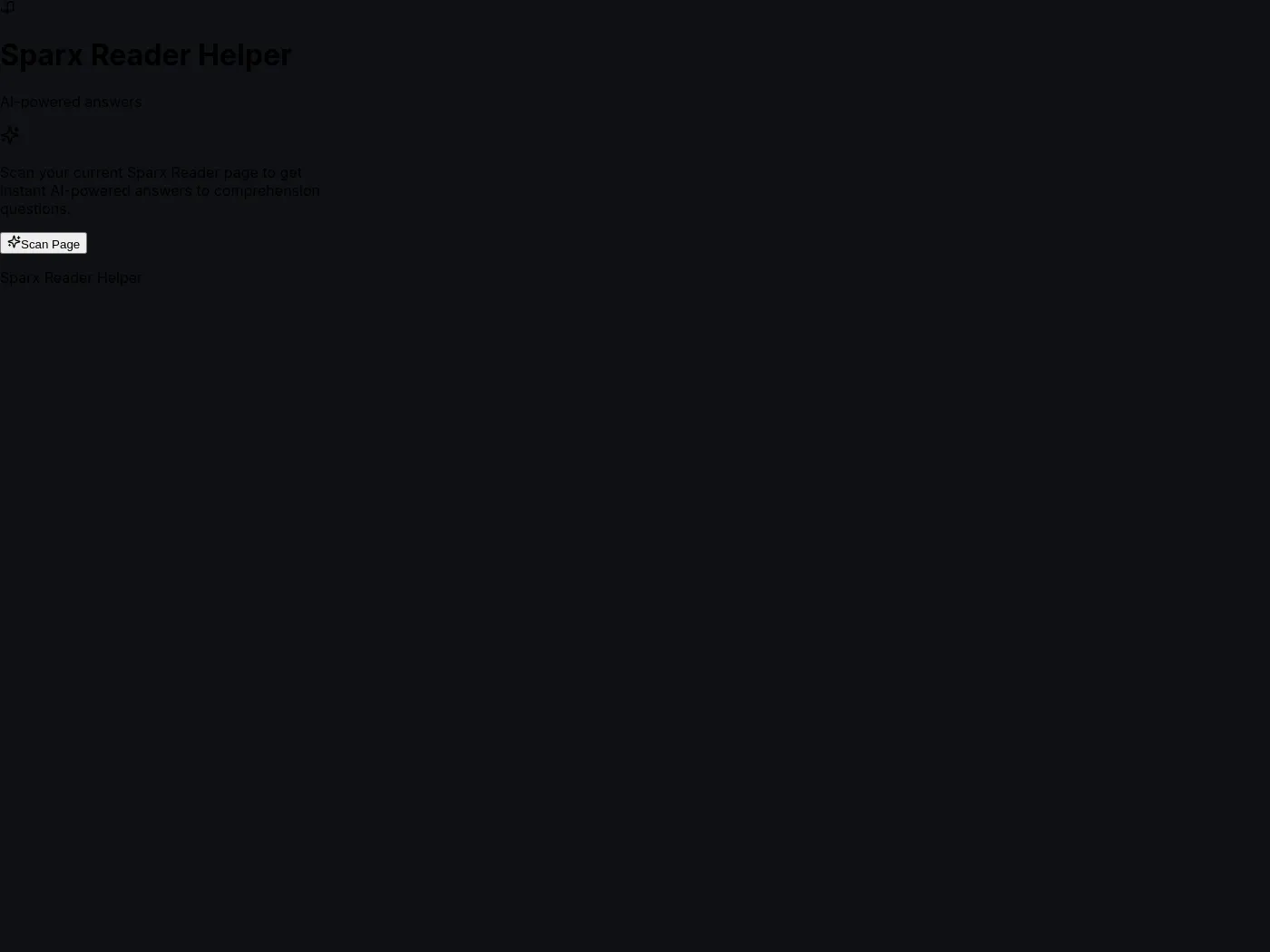 Sparx Reader Helper