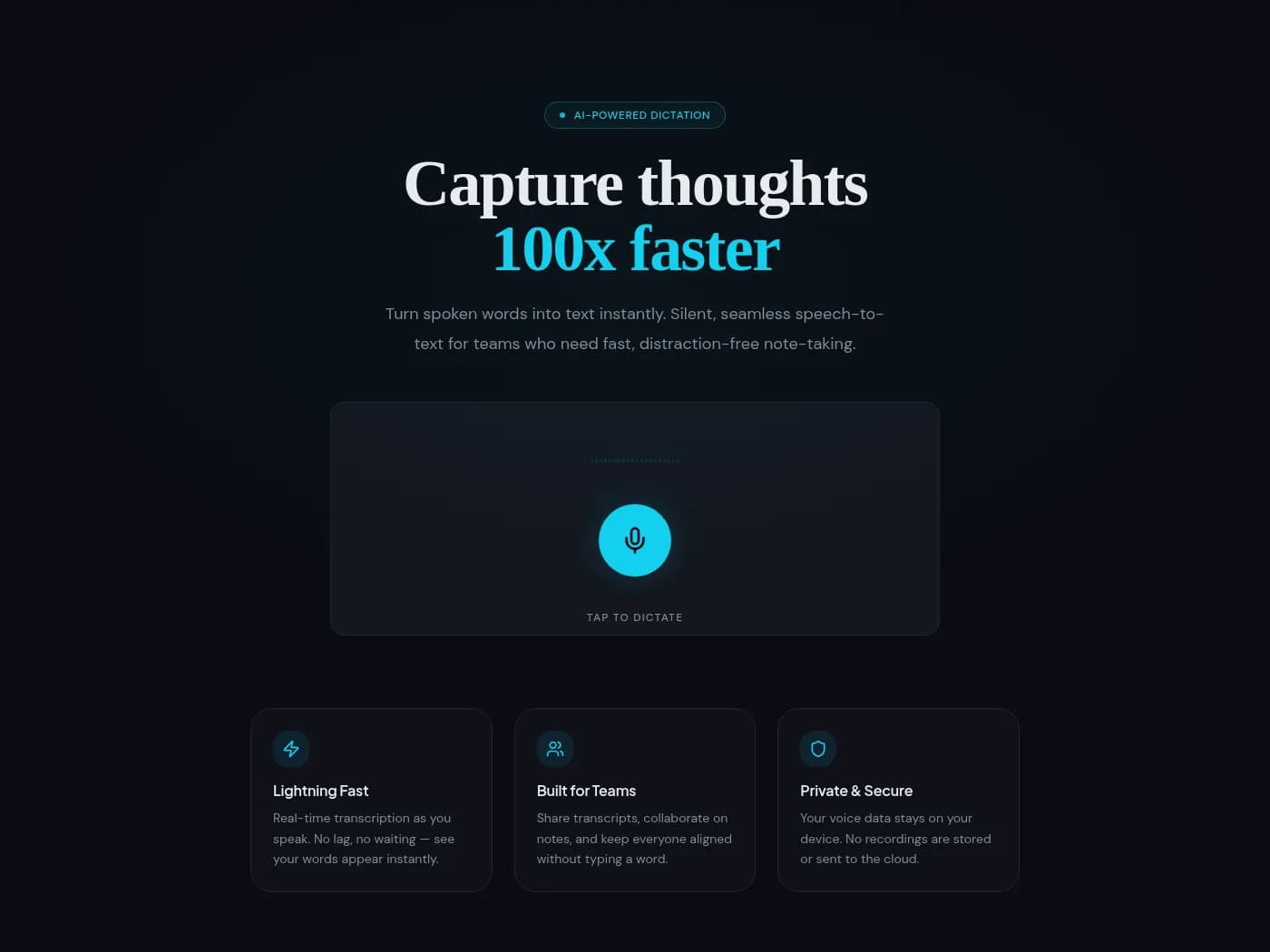 Impersio AI Dictation