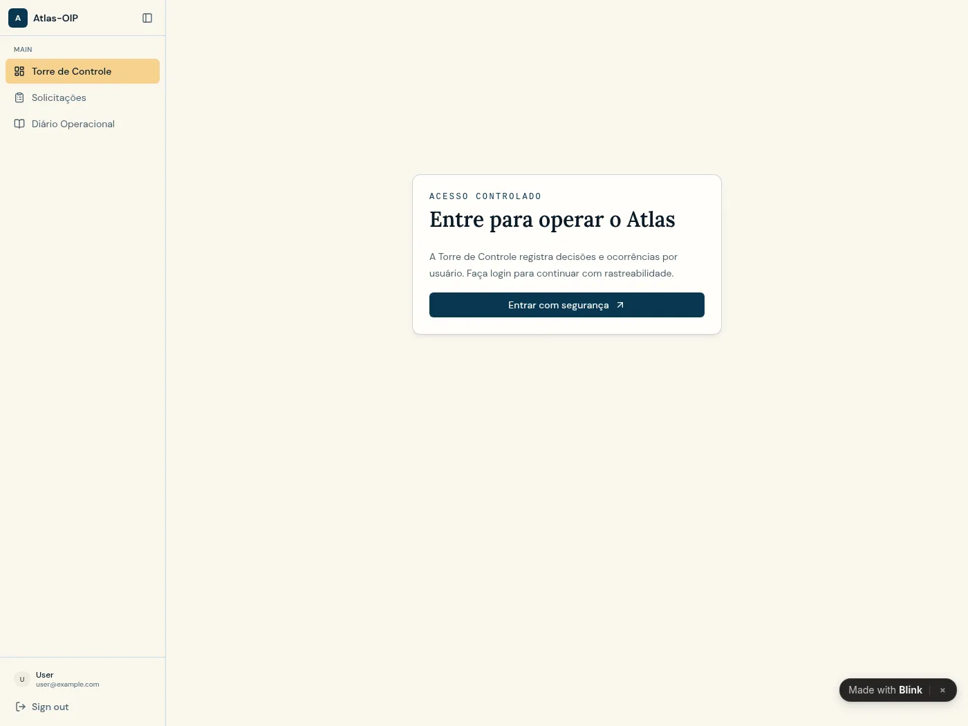 Atlas-OIP Operational Intelligence
