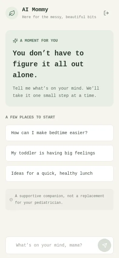 AI Mommy Companion