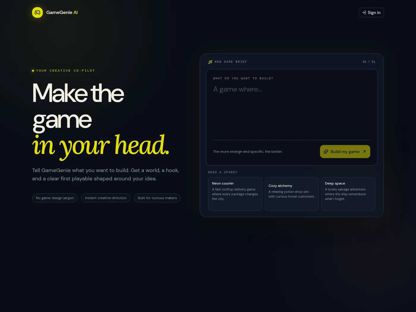 GameGenie AI