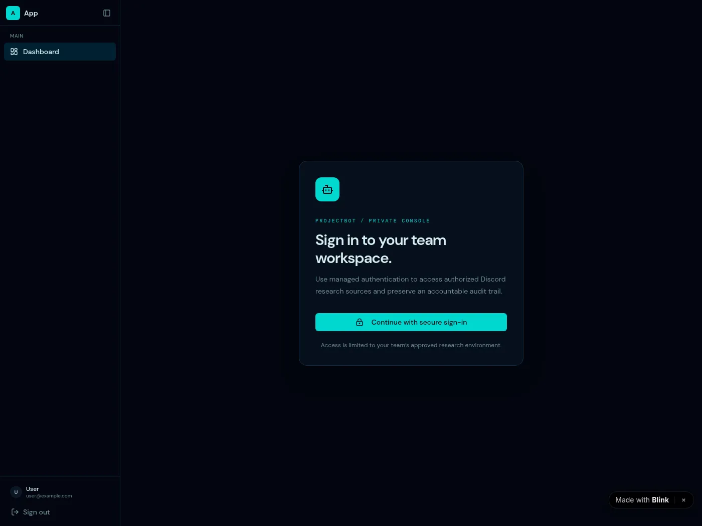 ProjectBOT OSINT Dashboard