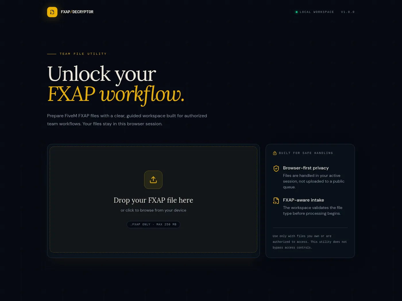 FXAP Decryptor