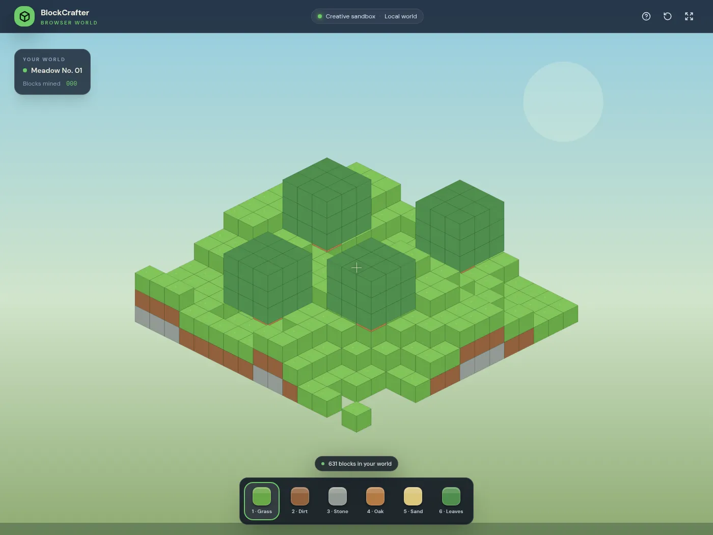 BlockCrafter Web Client