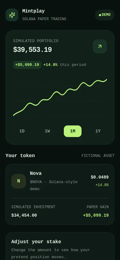 Solana Fake Coin Simulator