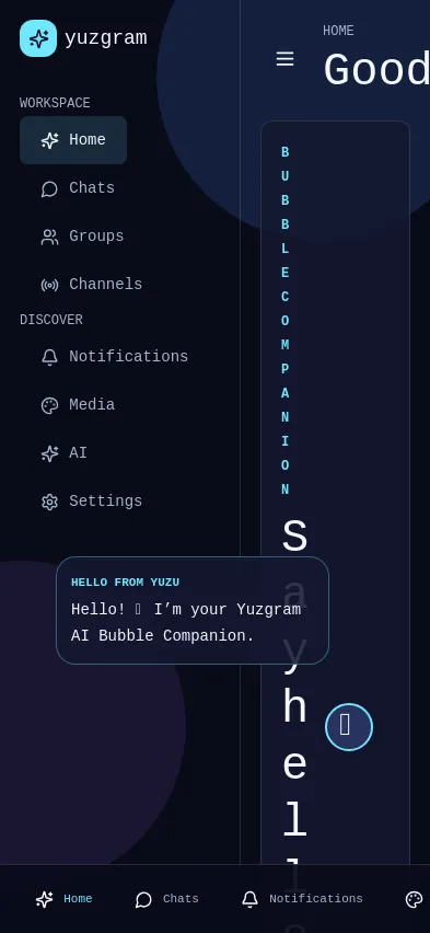 Yuzgram AI Messenger