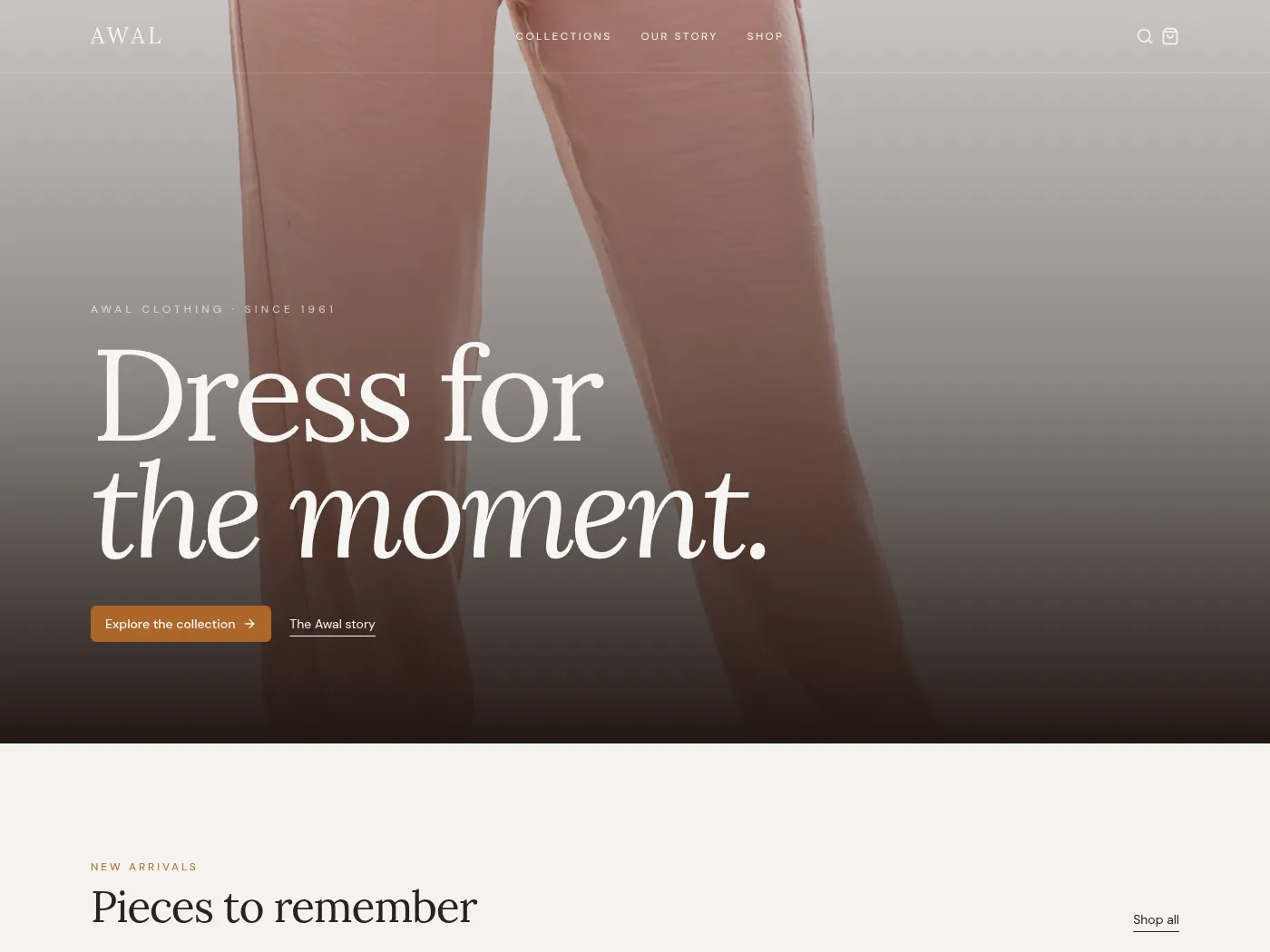 Awal Clothing E-Commerce