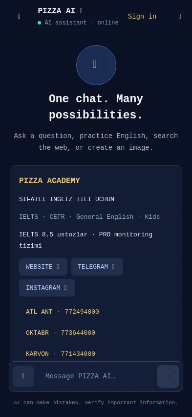 Pizza AI Assistant