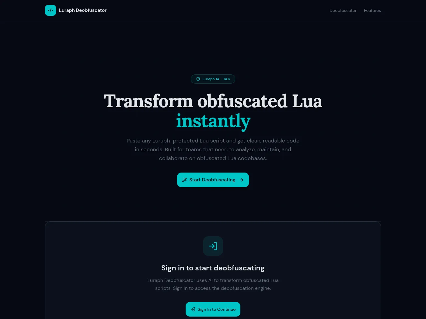 Luraph Deobfuscator Hub