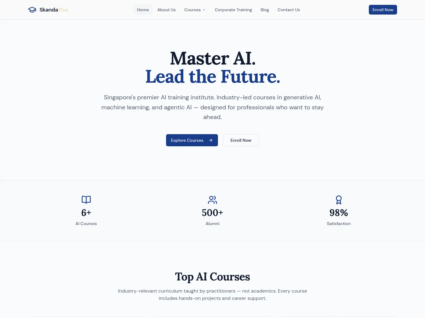 SkandaPlus AI Academy