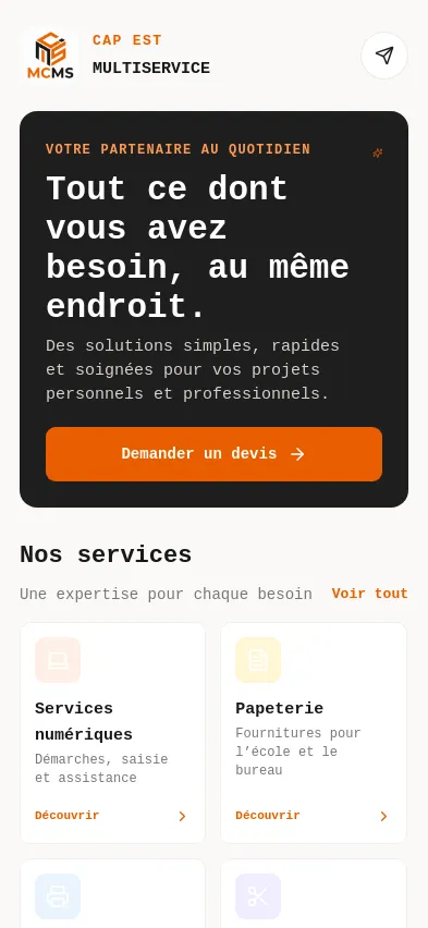 CAP EST Multiservice