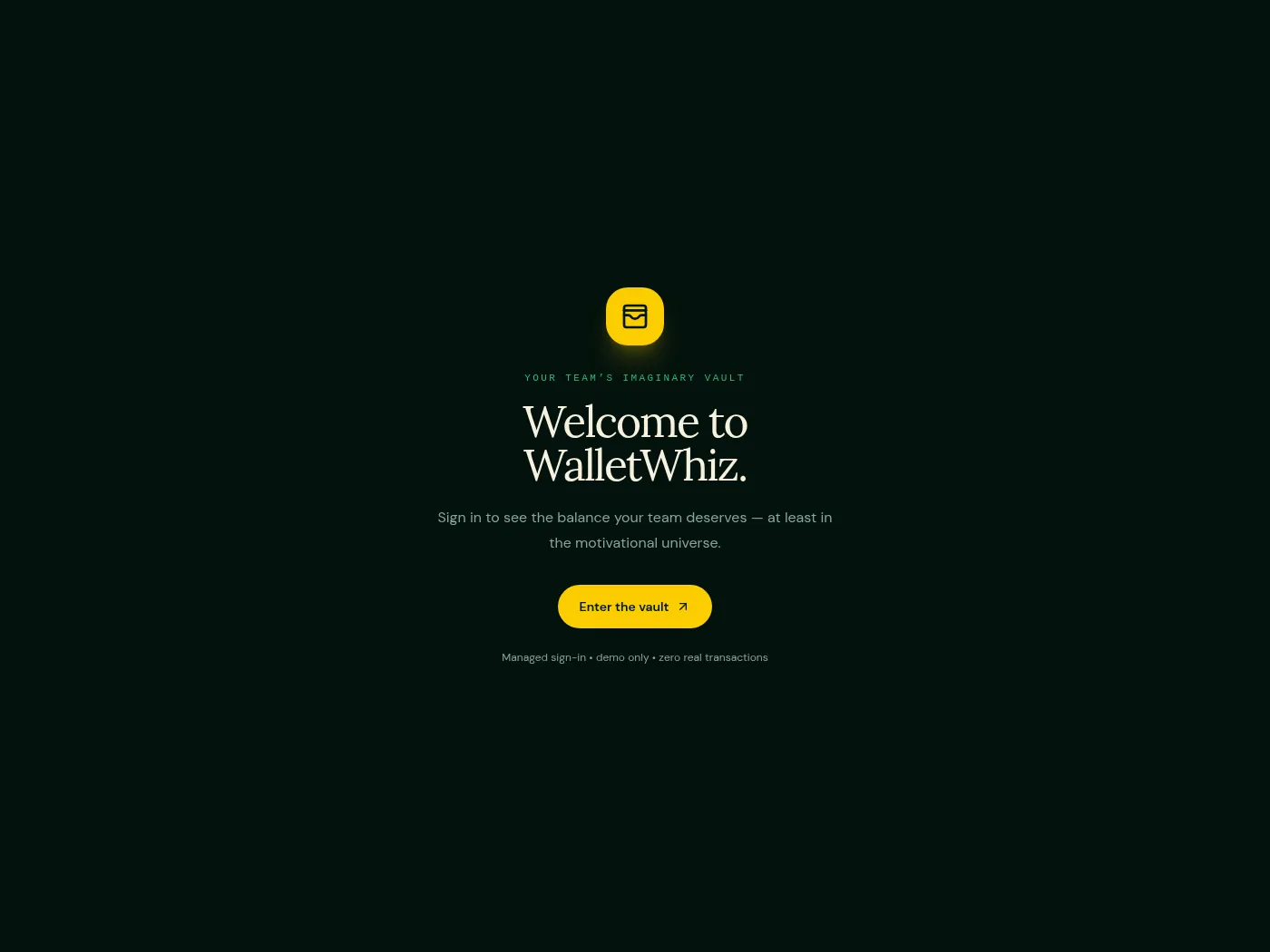 WalletWhiz Demo