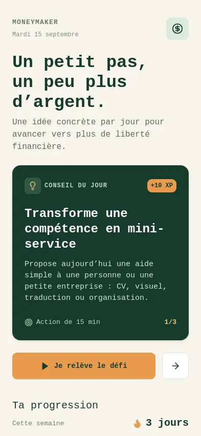 MoneyMaker App