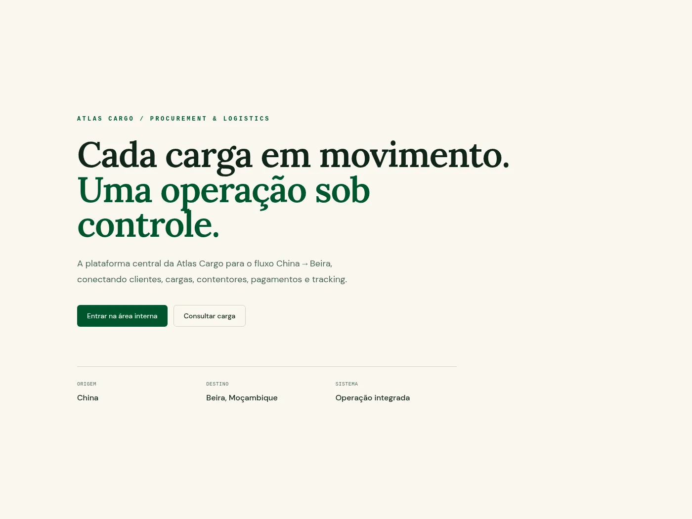 Atlas Cargo Manager