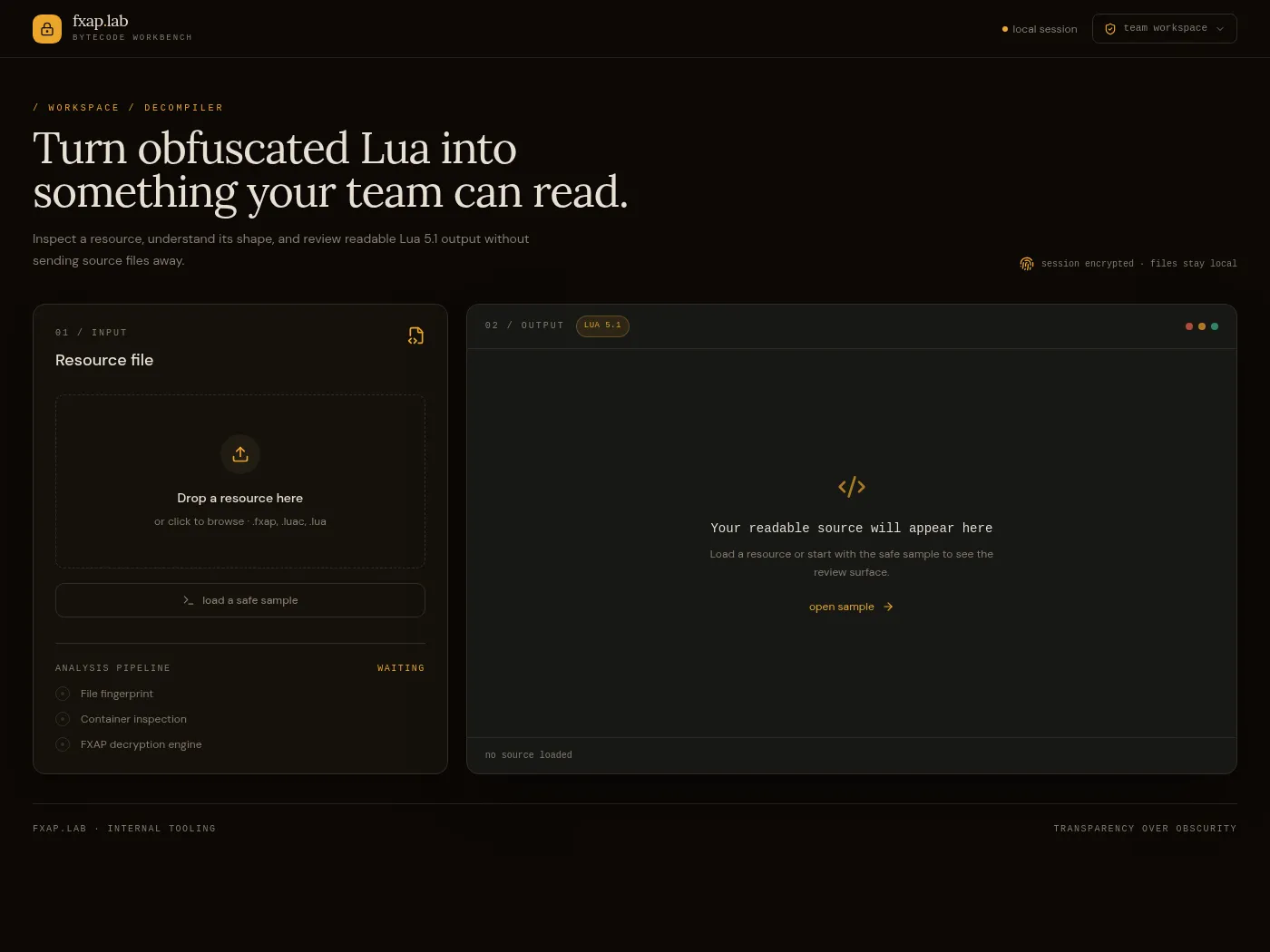FXAP Decryptor Toolkit