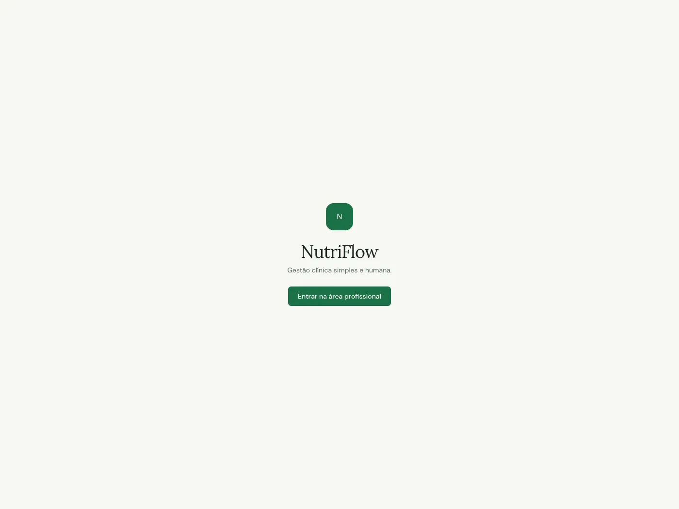 NutriFlow SaaS para Nutricionistas