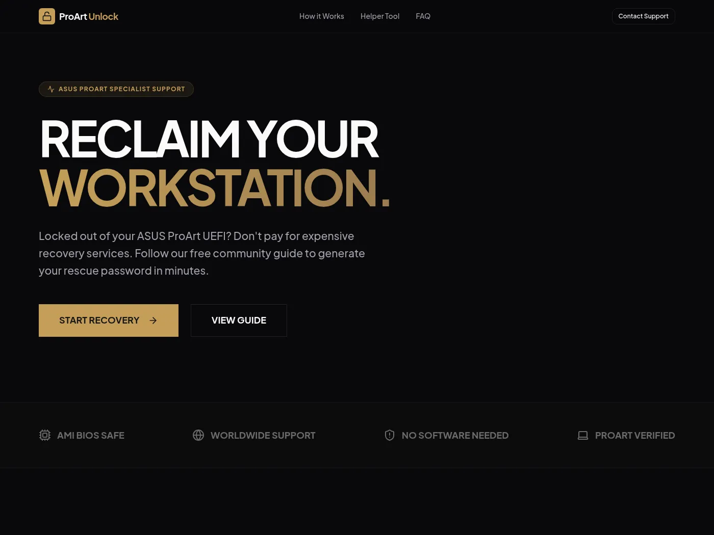 ProArt Unlock Helper