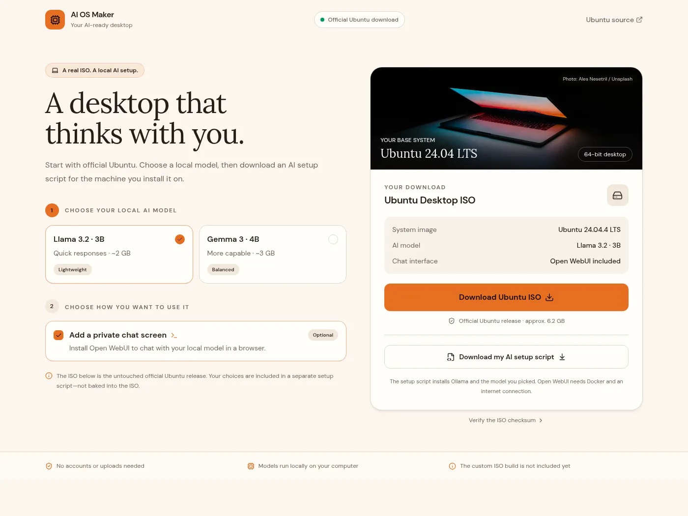 AI OS Maker