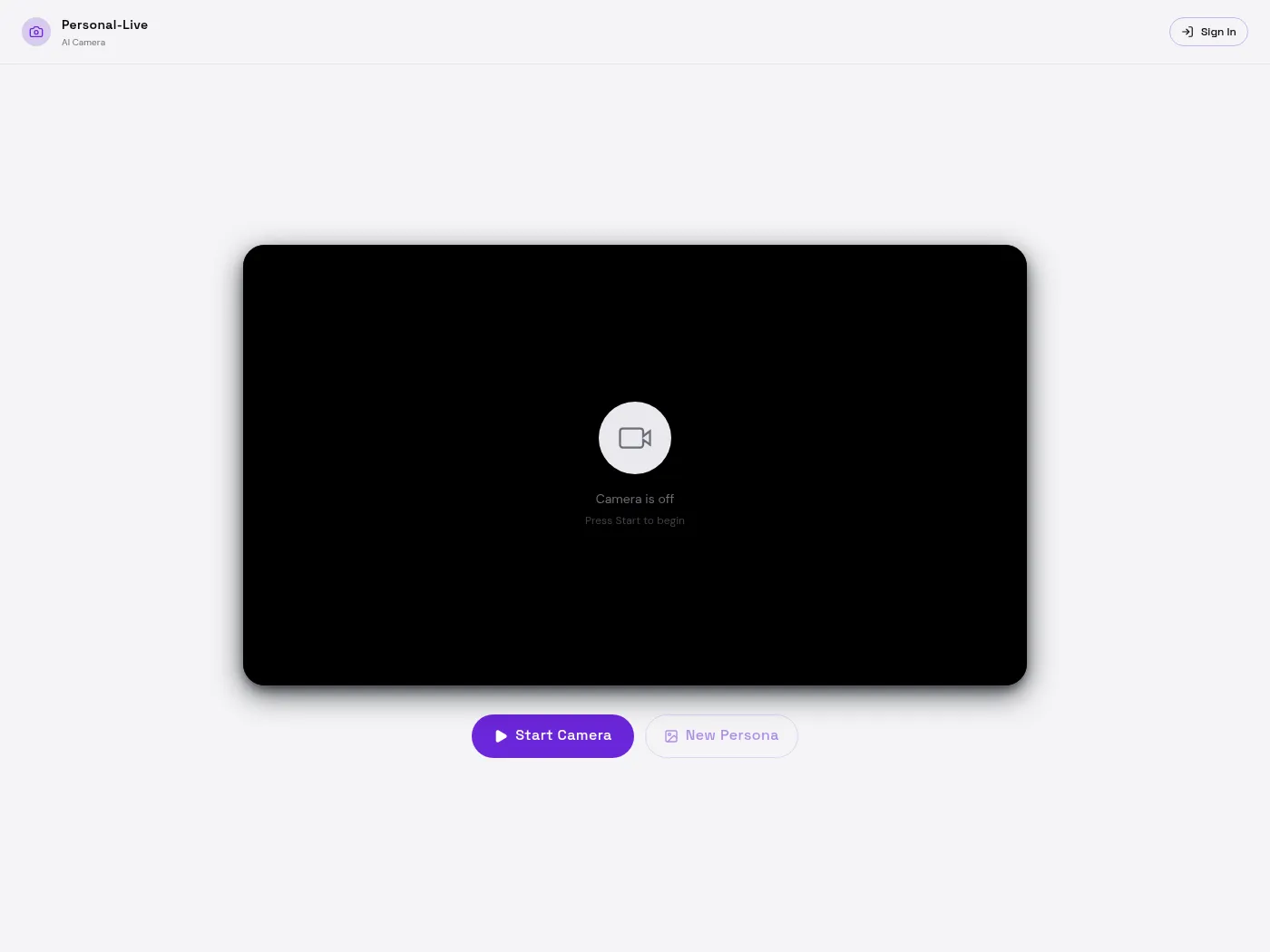 Personal-Live AI Camera