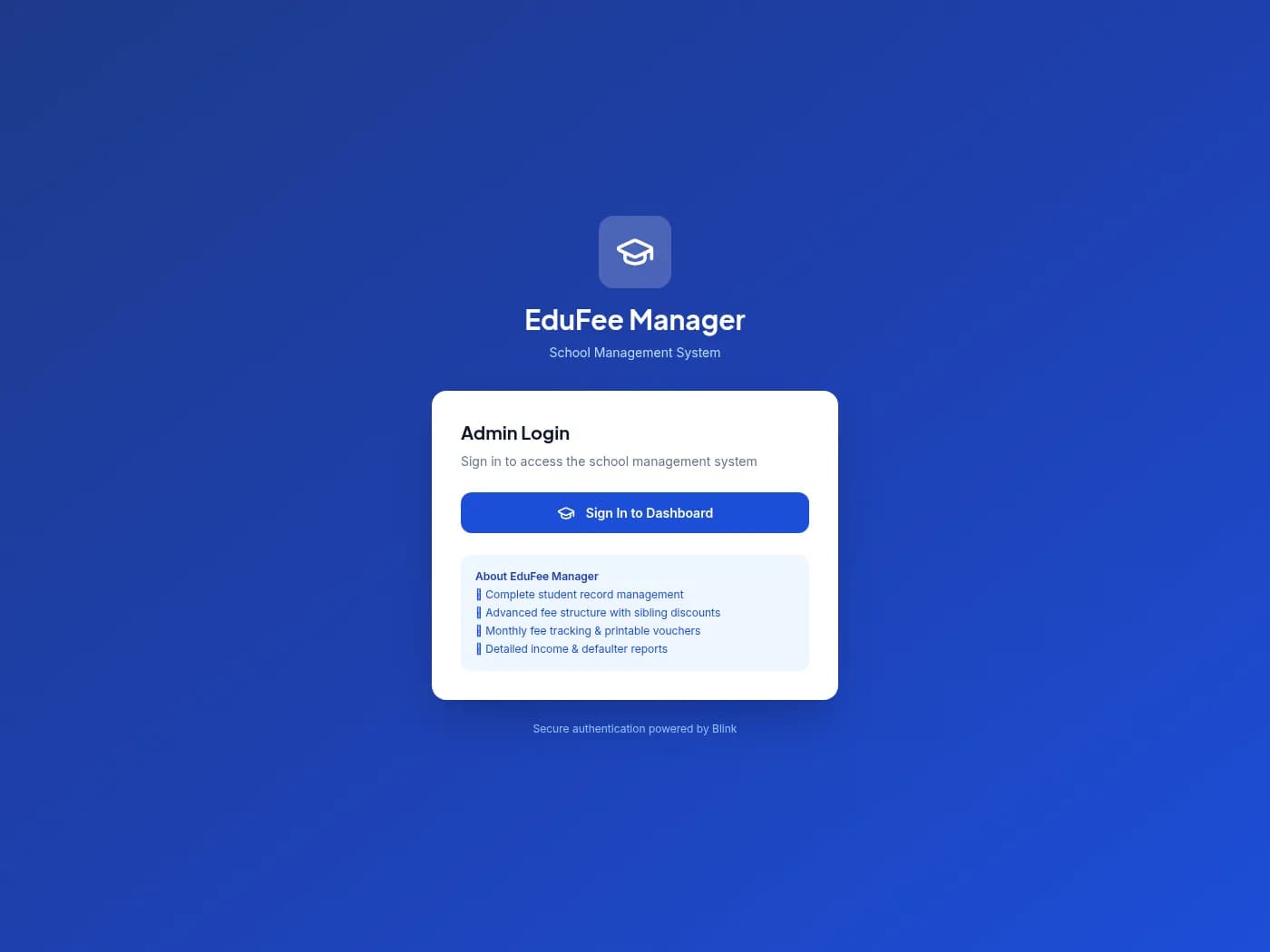 EduFee Manager