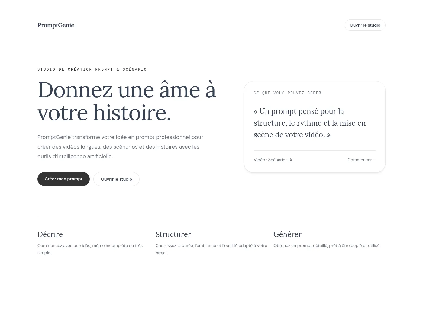 Mon Prompt Site