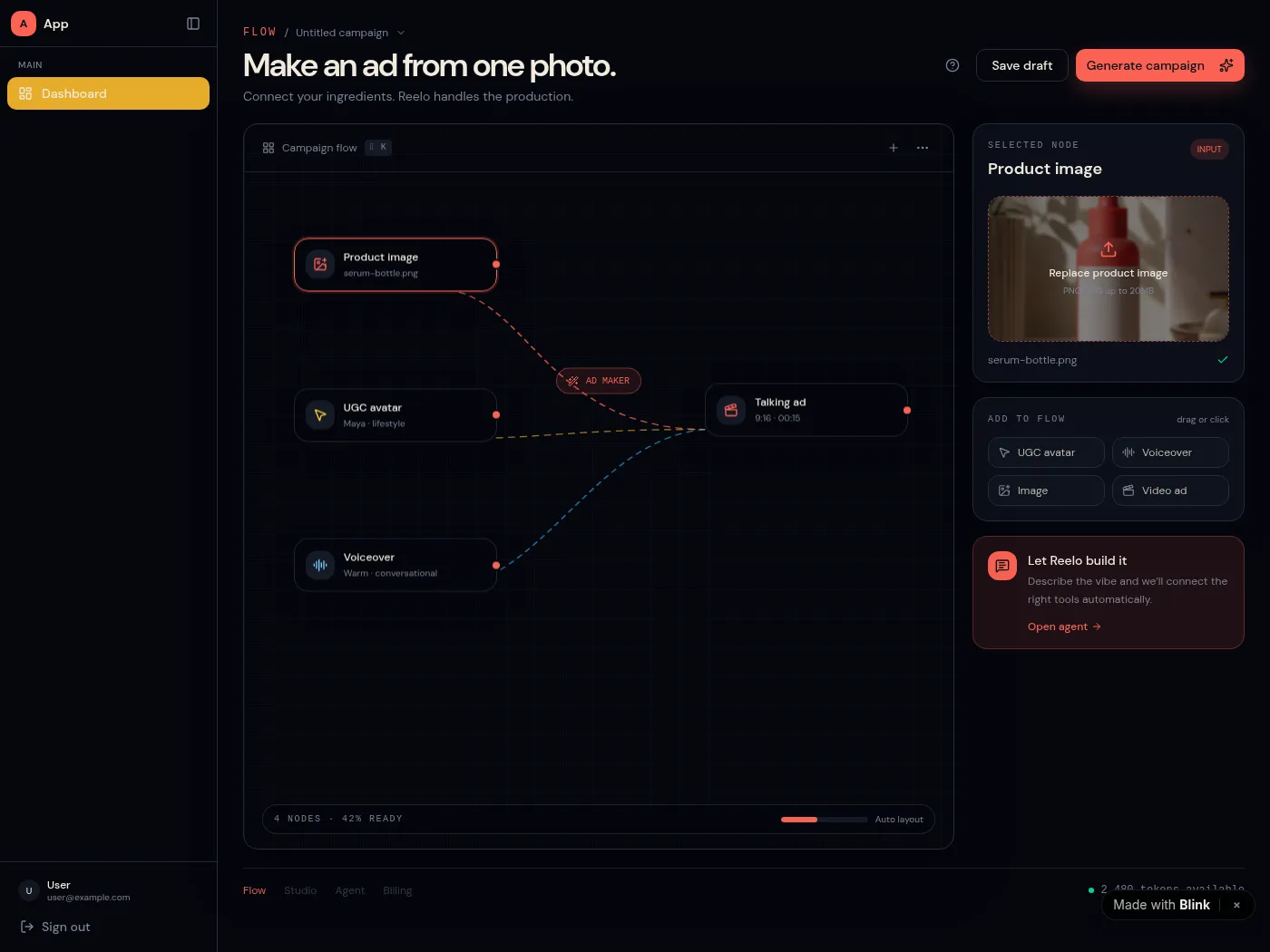 Reelo UGC Ad Studio