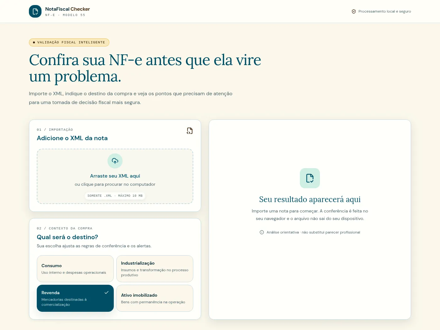 NotaFiscal Checker