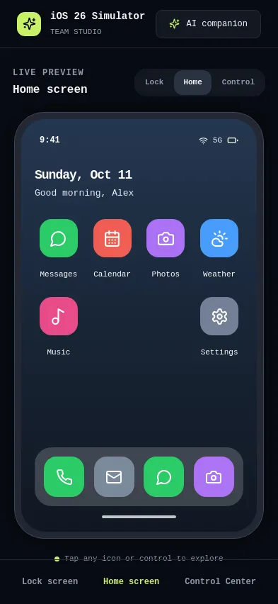 iOS 26 Simulator Pro
