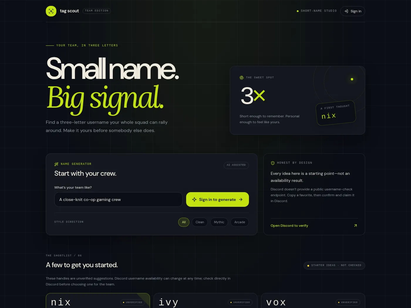 Discord Tag Finder