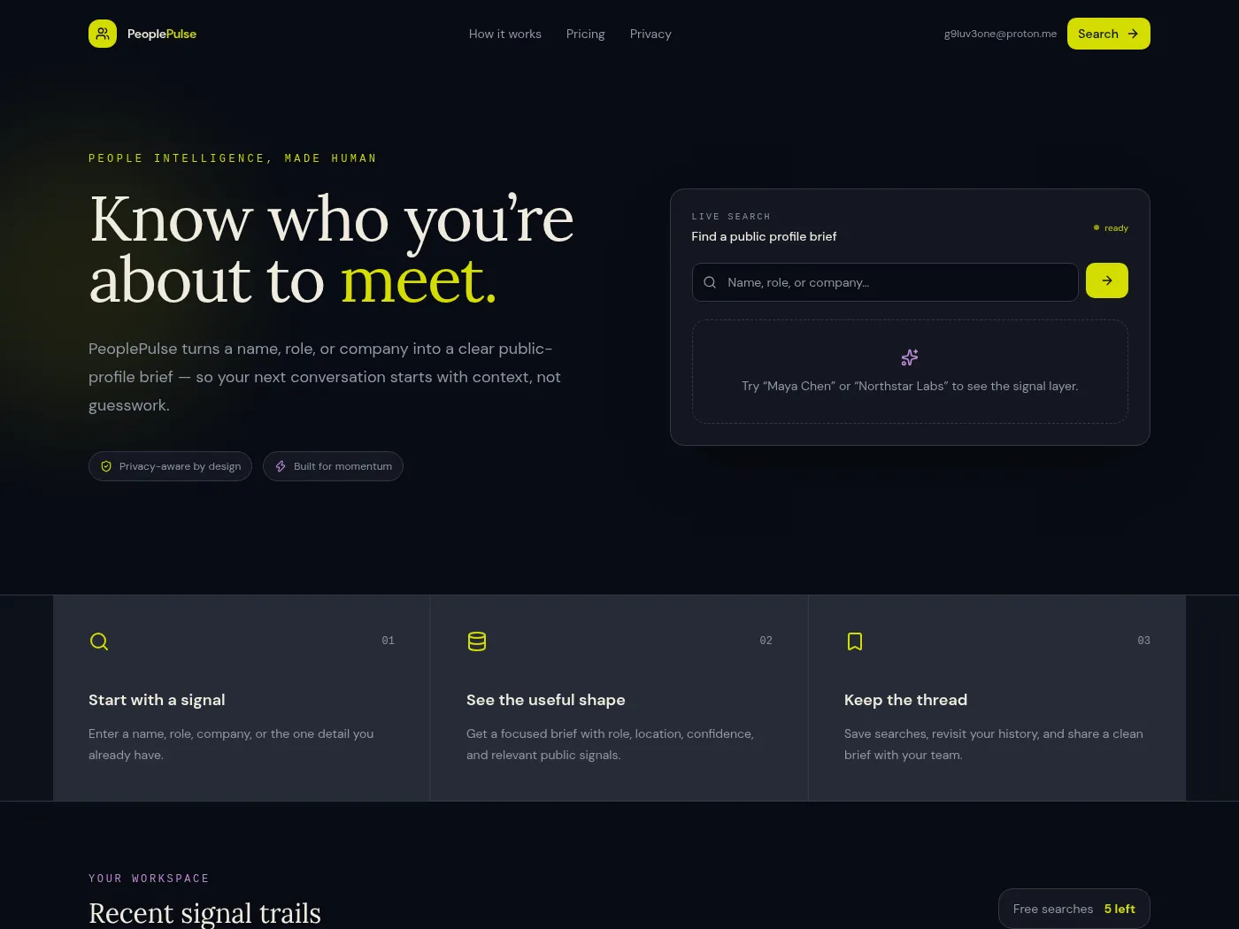 PeoplePulse Search SaaS