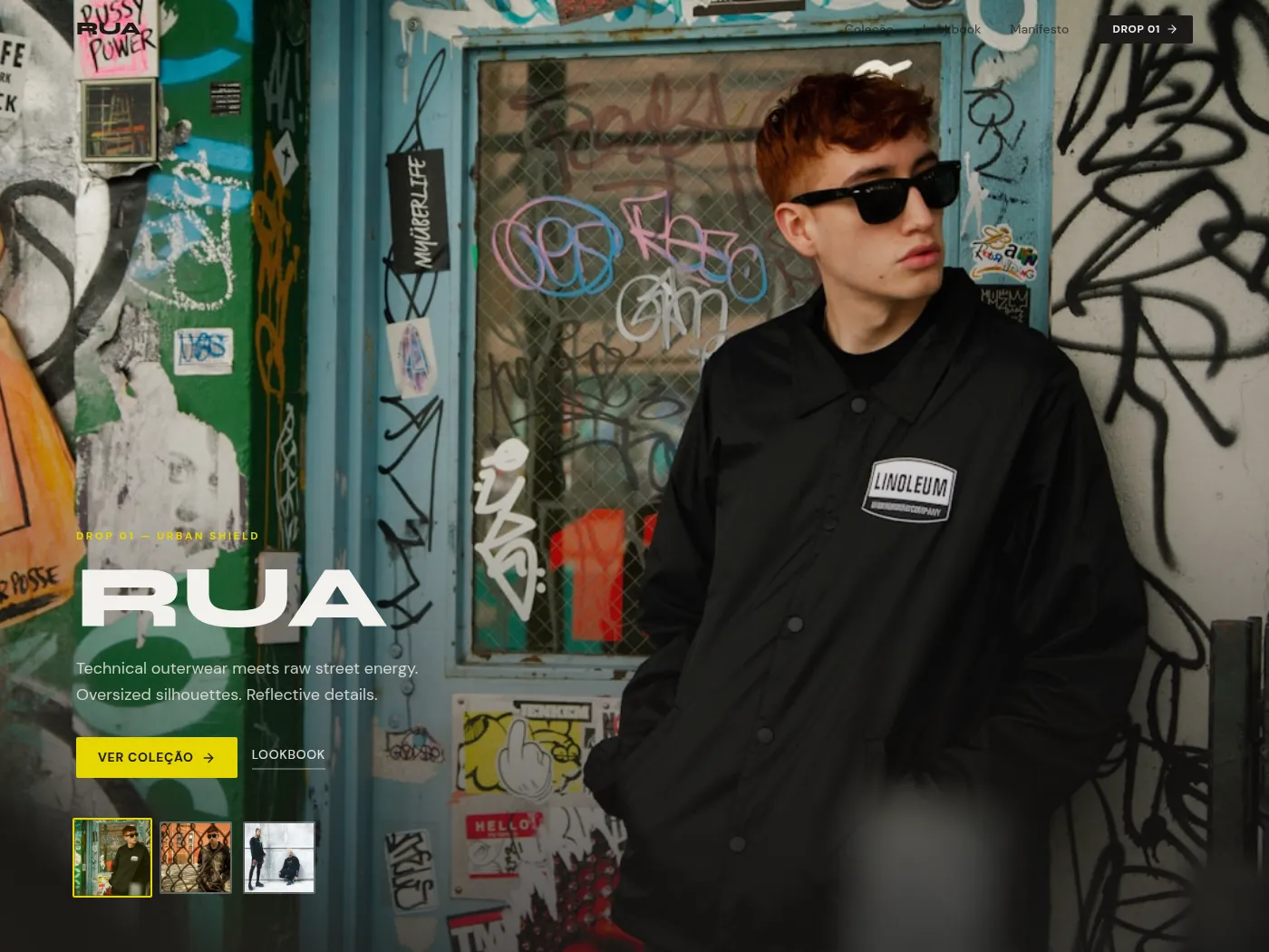 Streetwear Brand Site