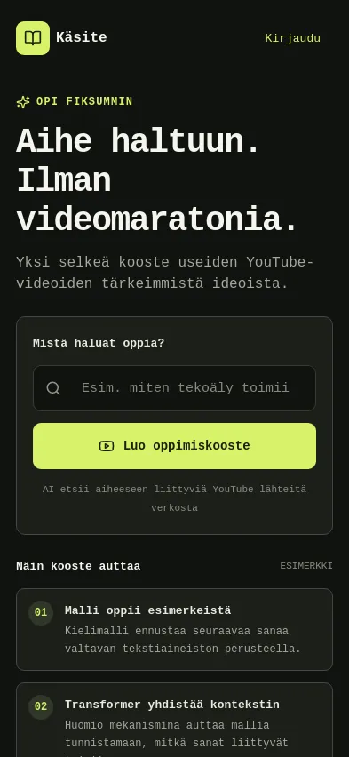 YouTube AI KeyConcepts