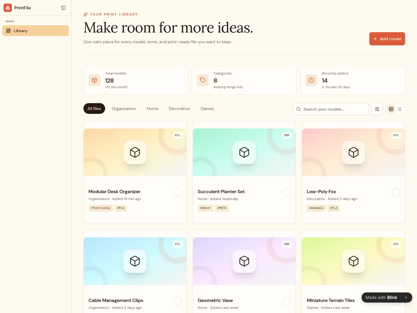 PrintFile Organizer