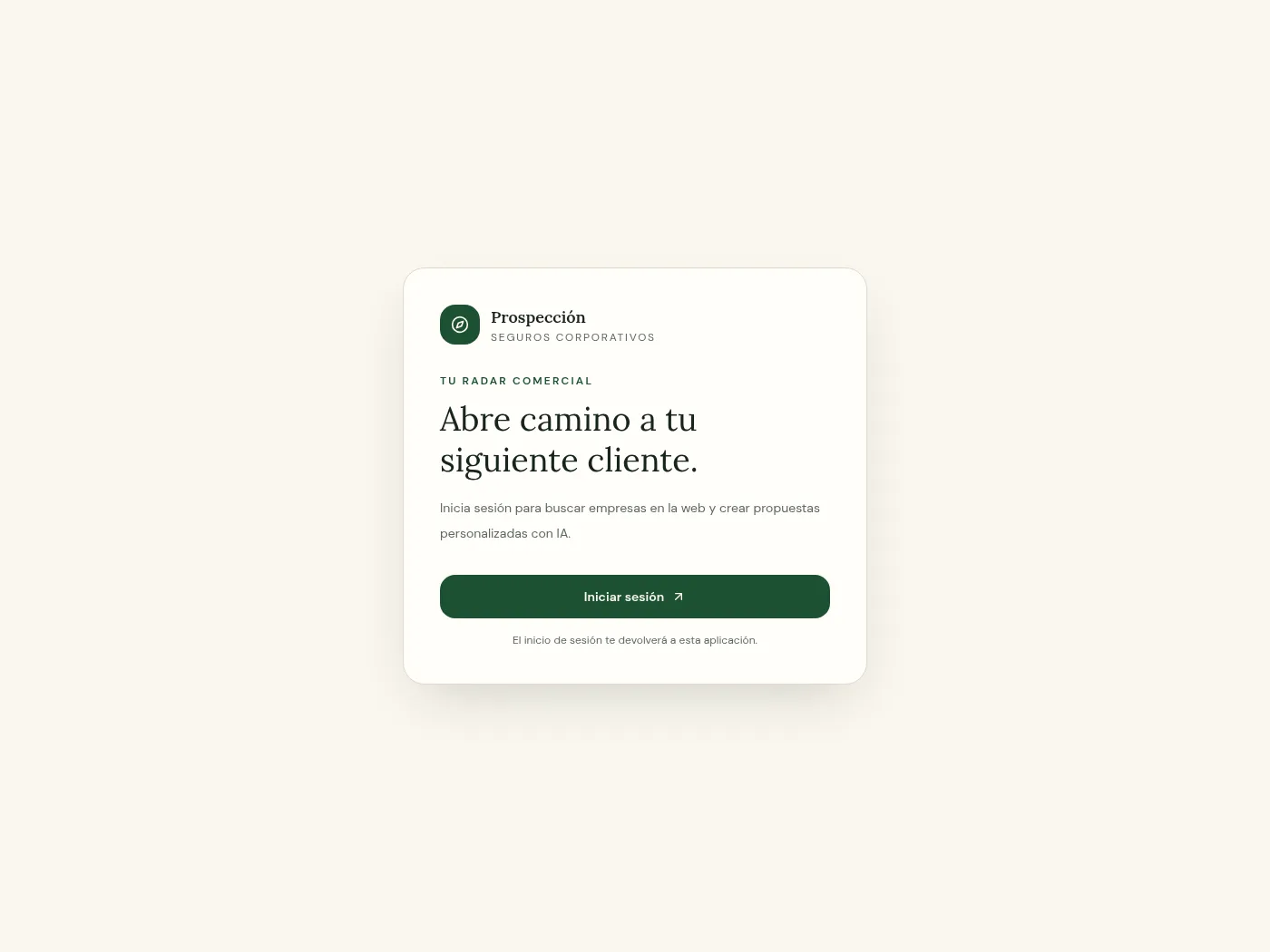 Prospección Seguros AI