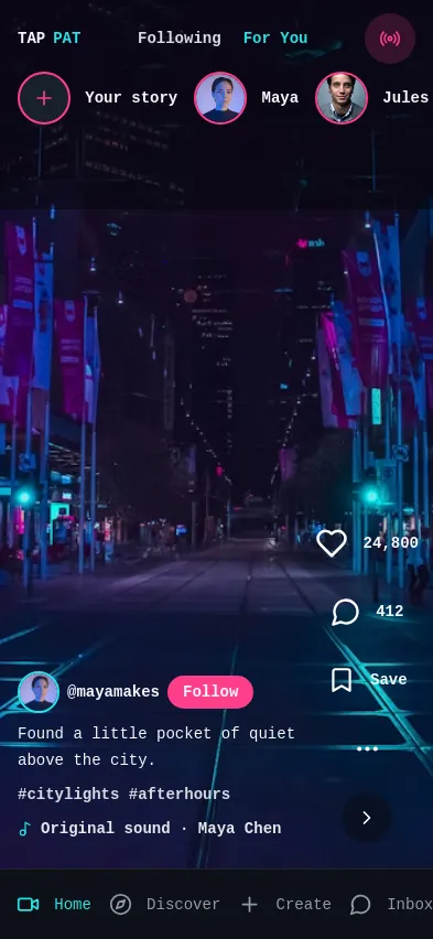 TAP PAT Social MEDIA