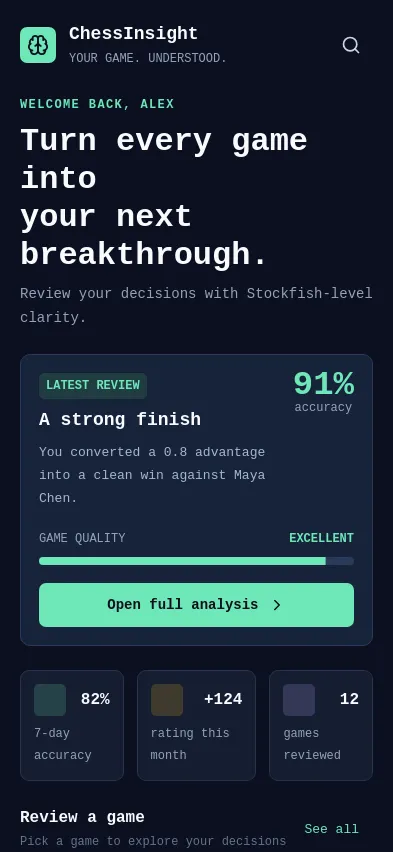 ChessInsight Mobile