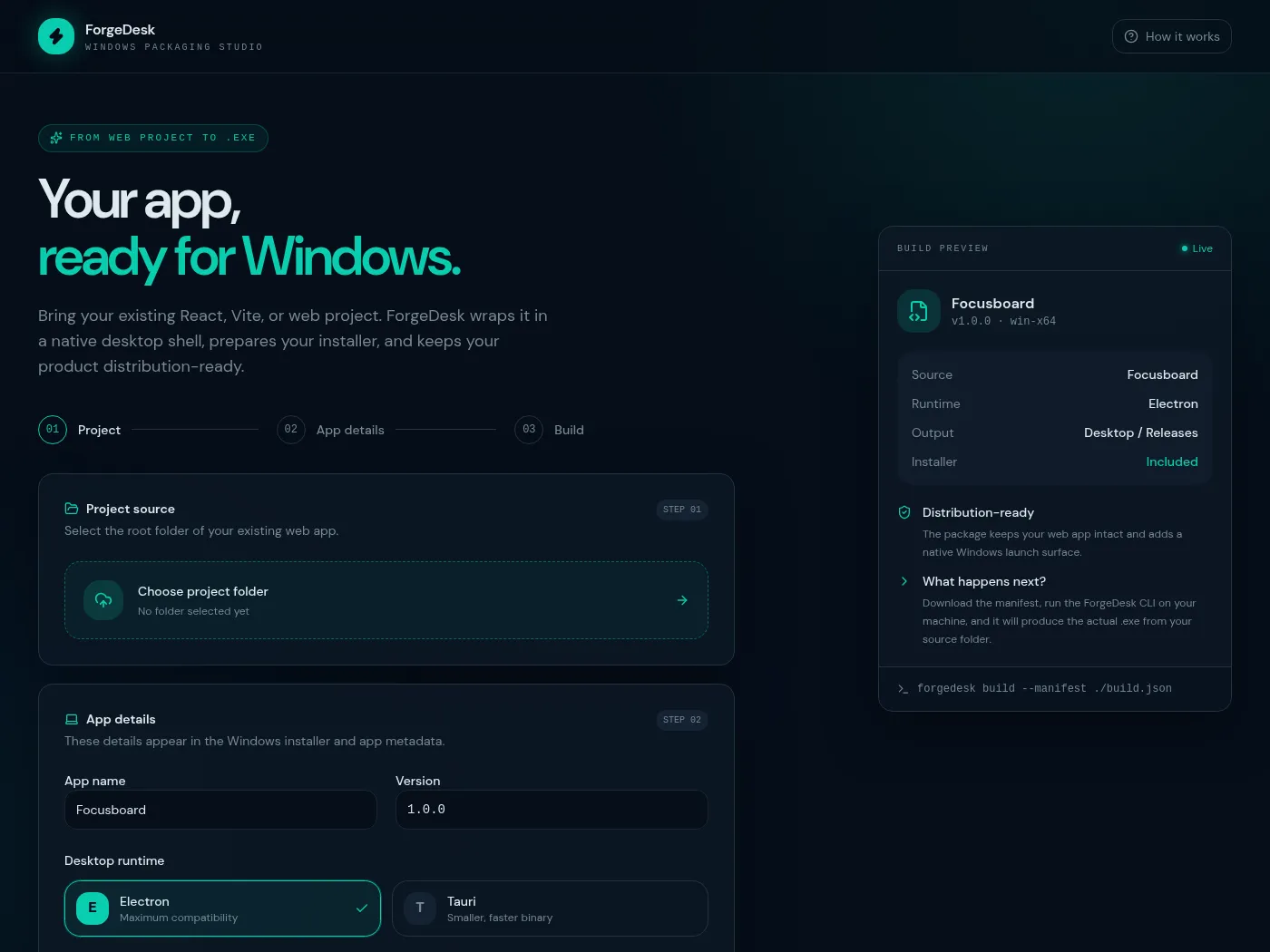 Desktop App Converter