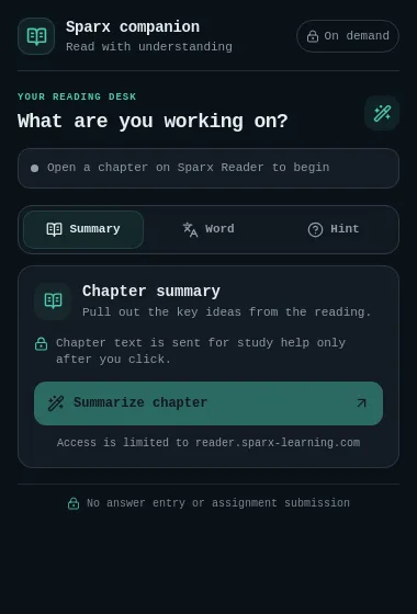 Sparx Reader Companion