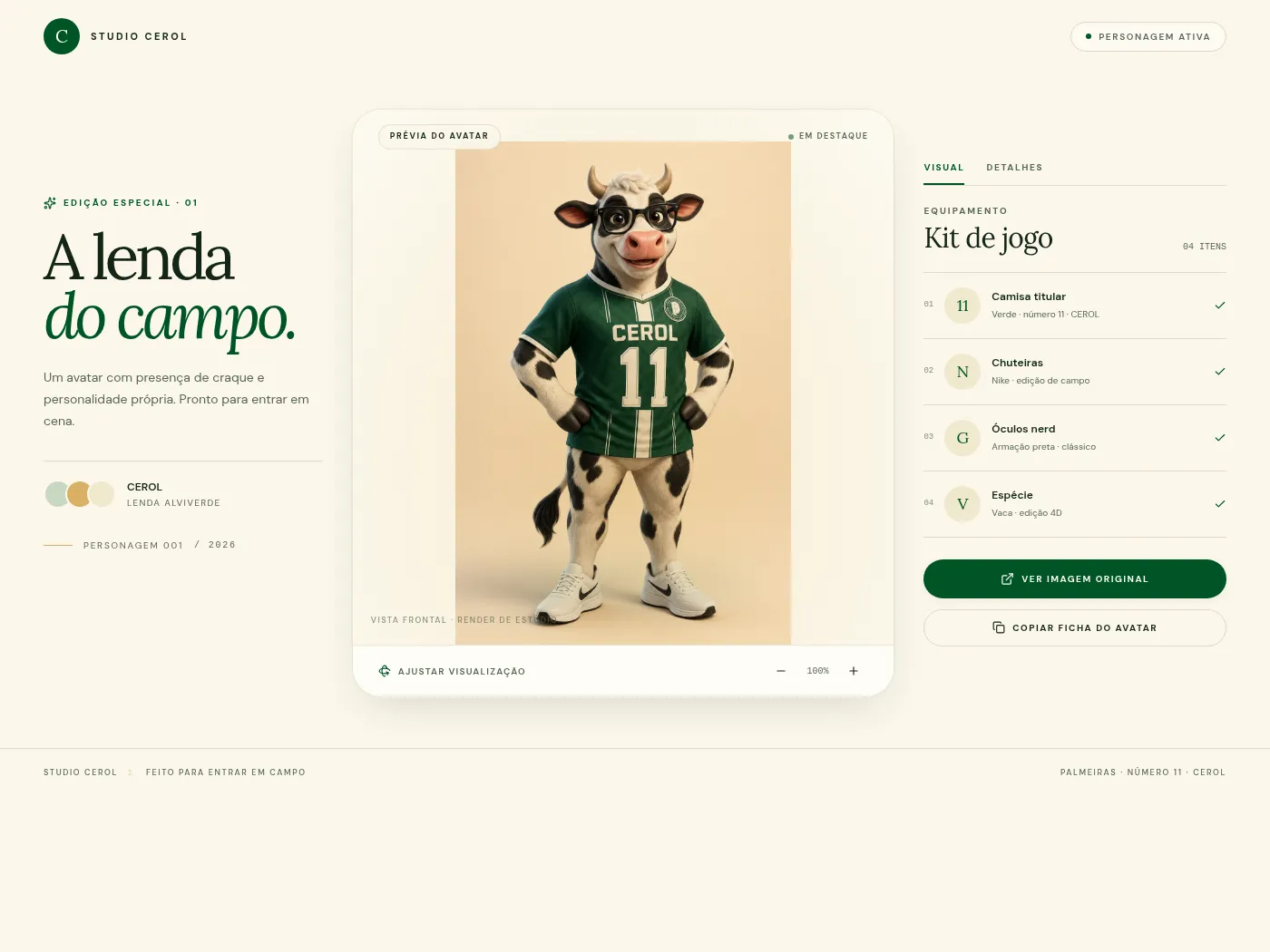 Cow 4D Avatar Creator