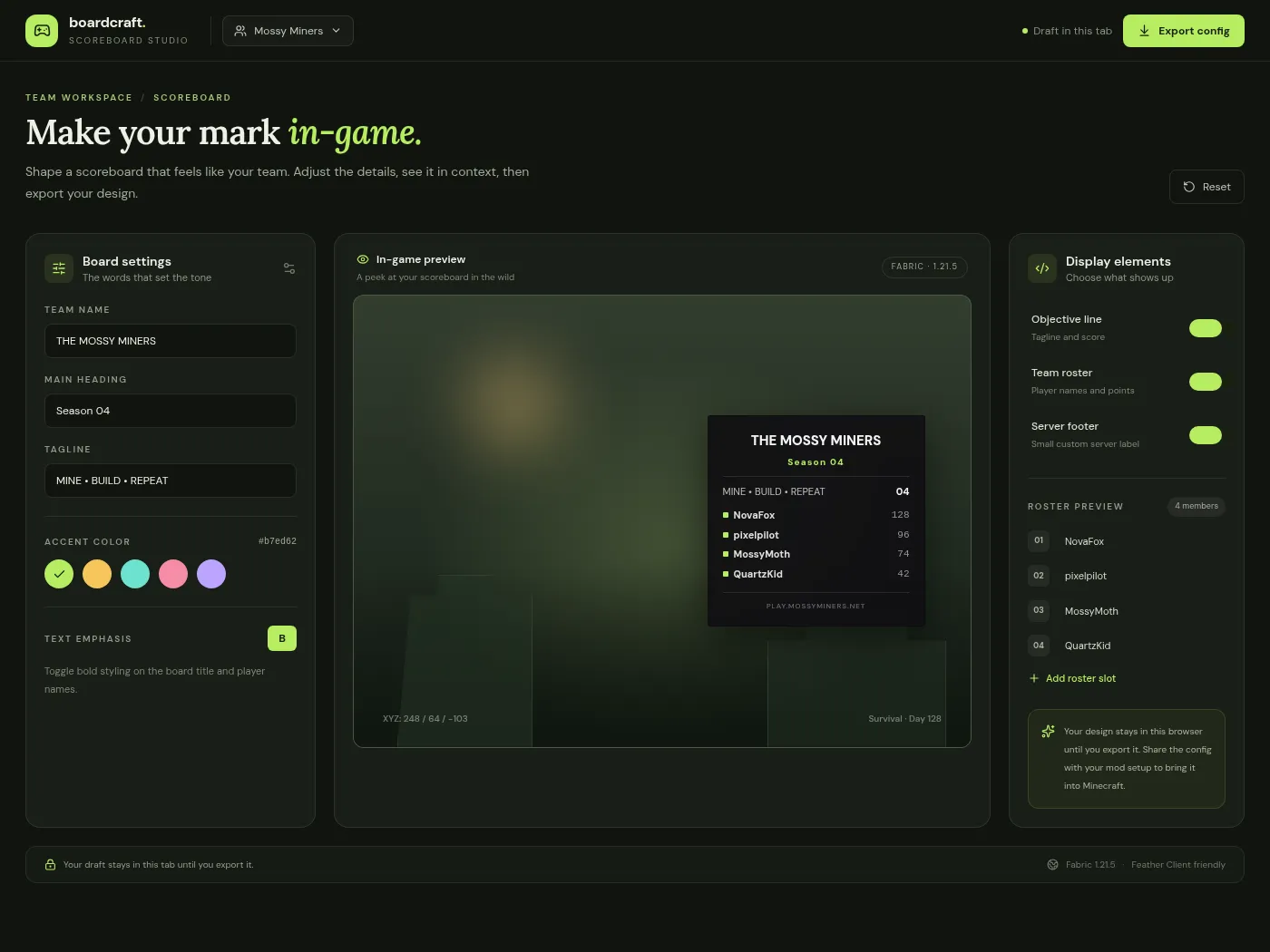 Scoreboard Customizer Mod