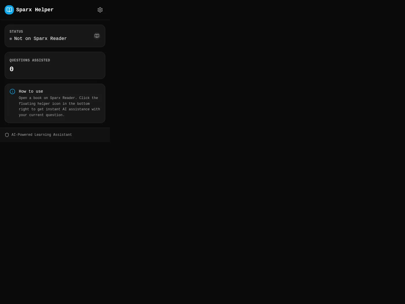 Sparx Reader Helper