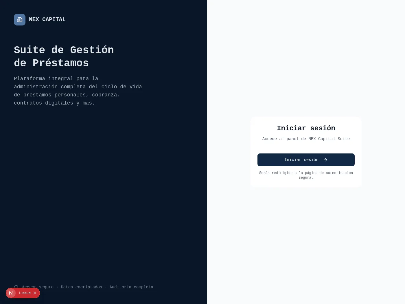 NEX Capital Loan Suite