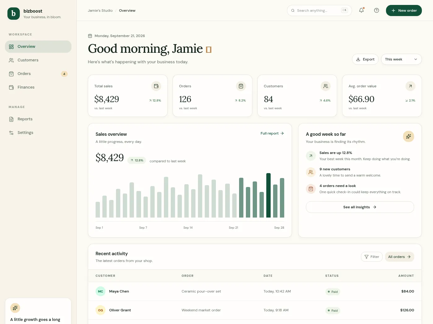 BizBoost Hub