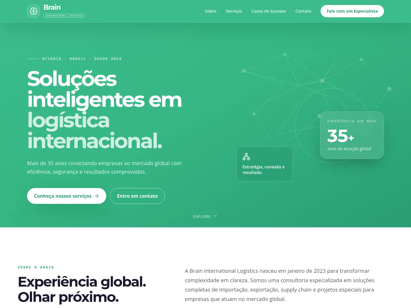 Brain Logistics Corporate Site