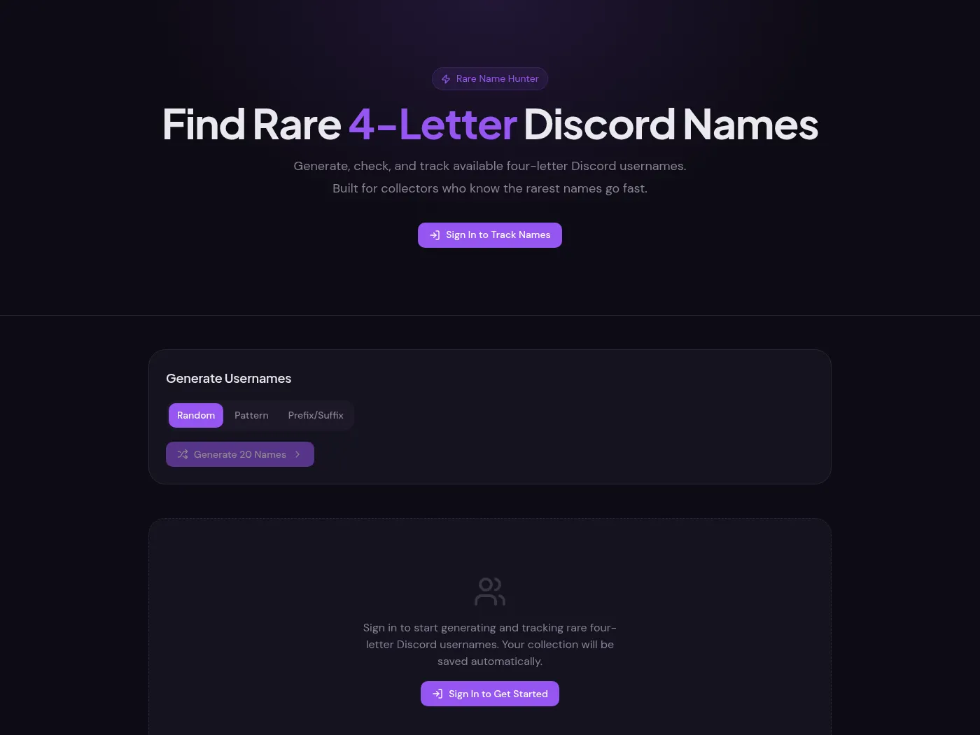 Discord Name Hunter