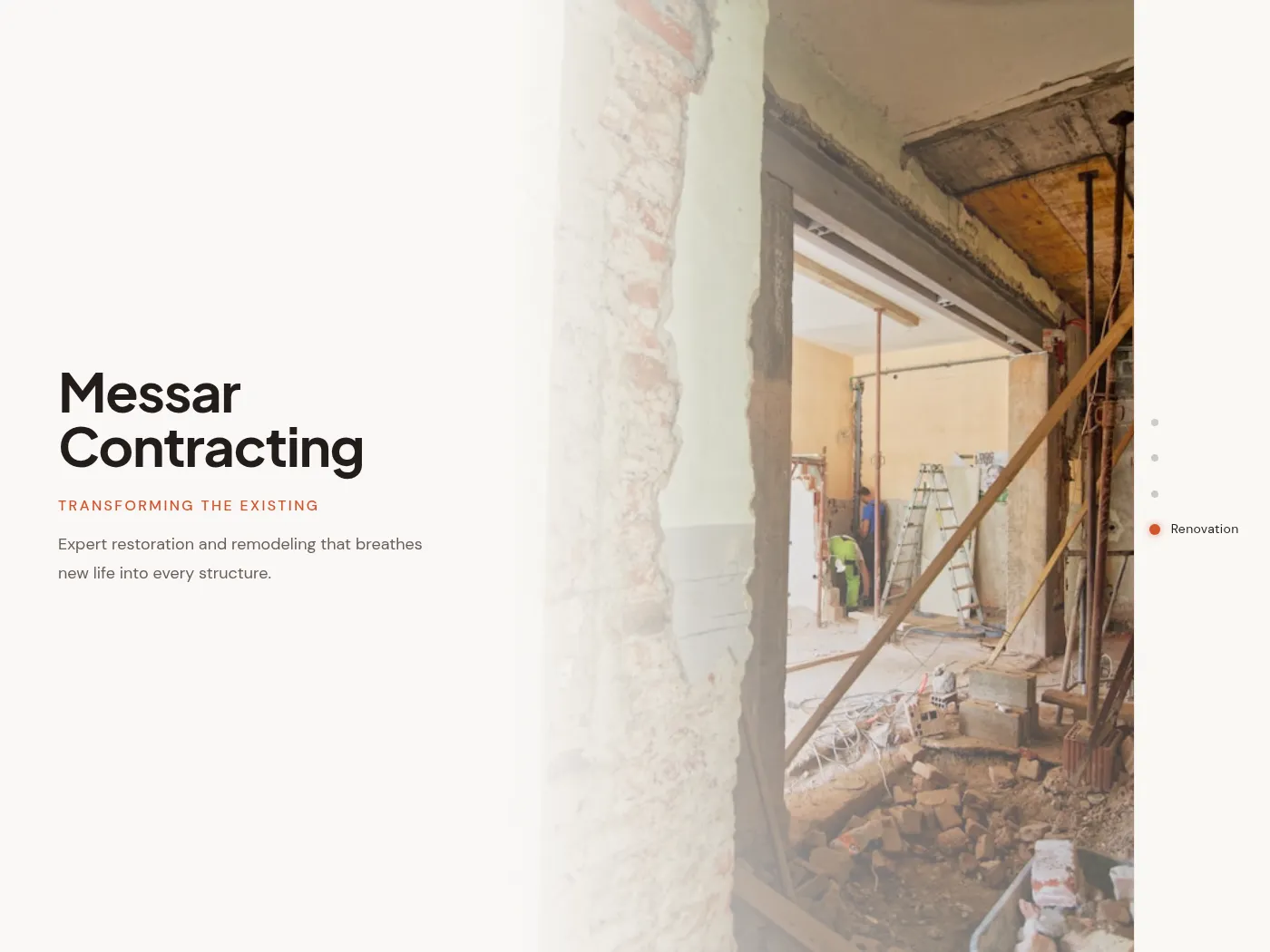 Messar Contracting Site
