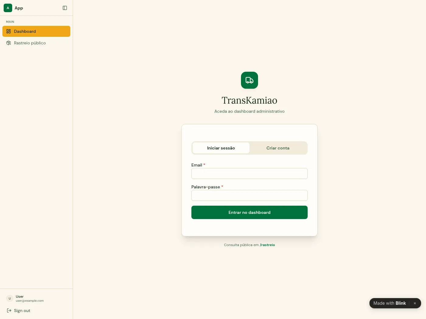 TransKamiao Track Log