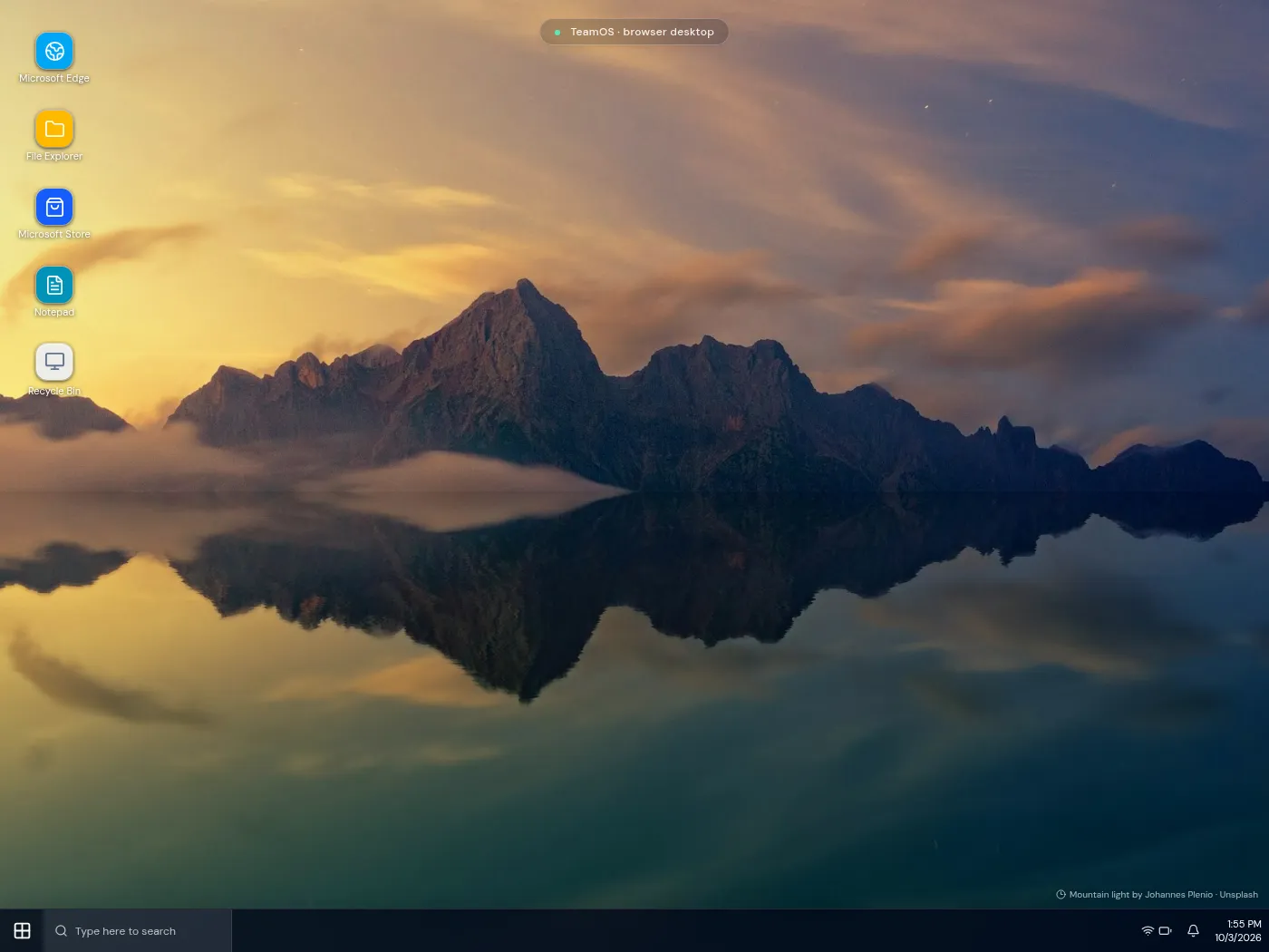 Web Windows 10 Experience
